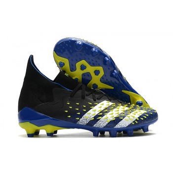 2021 New Adidas Predator Freak.1 AG Blue/Black/White/Yellow - Cleatsshop