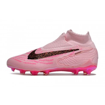 Nike Phantom GX Pink Pack Elite DF FG Soccer Cleats - Pink/Black
